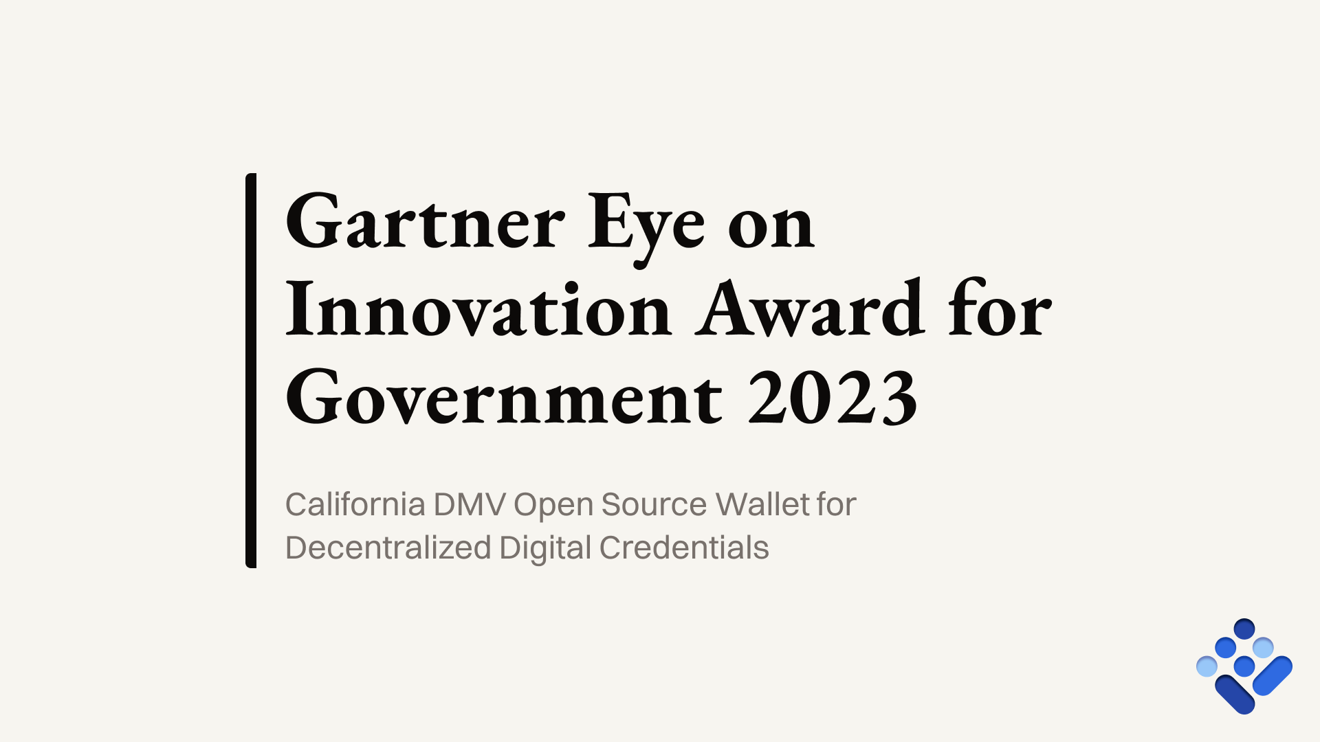 California DMV Open Source Mobile Wallet Awarded Gartner 2023 Eye on ...